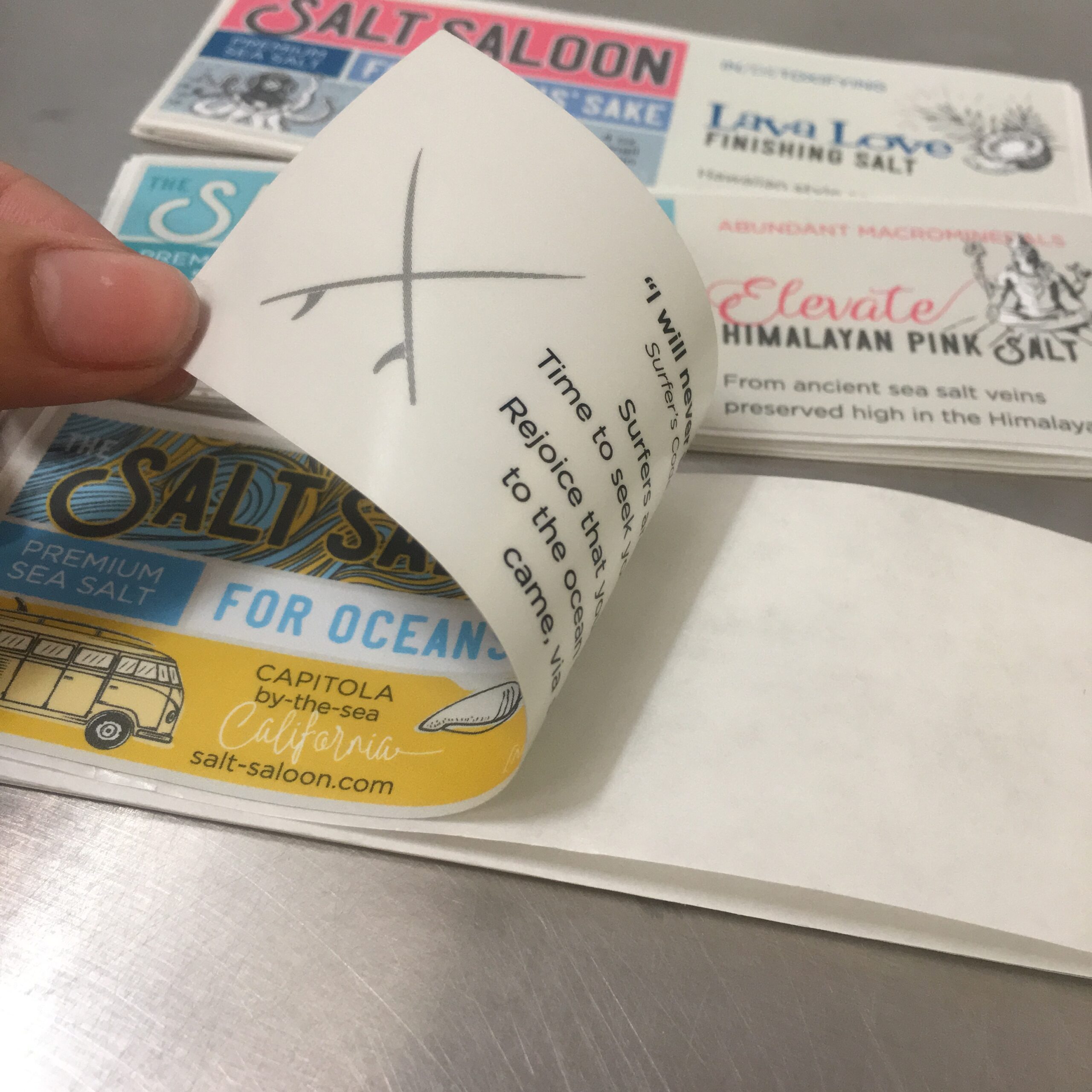 Title Double Sided Labels EtiquetteSystems